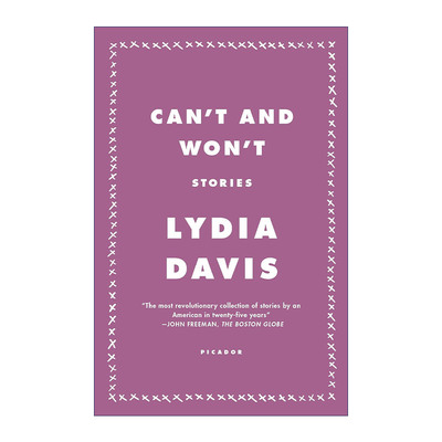 Can't and Won't: Stories 不能与不会 莉迪亚戴维斯小说集进口原版英文书籍