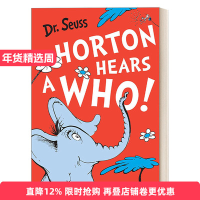 英文原版 Dr. Seuss — Horton Hears A Who 苏斯博士系列 霍顿与无名氏 英文版 进口英语原版书籍