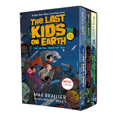 英文原版 The Last Kids on Earth The Ultra Monster Box 地球上最后的孩子 超级怪物 4-5.5卷三册精装盒装套装进口英语原版书籍