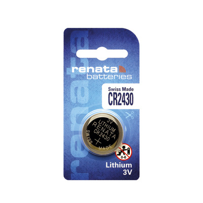 正品行货 原装瑞士renata瑞士2430 CR2430 电池 RENATA 3V锂电池