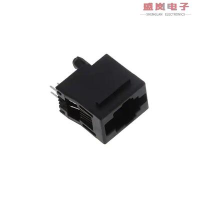 原装正品5520257-2[CONN MOD JACK 4P4C VERT UNSHLD]