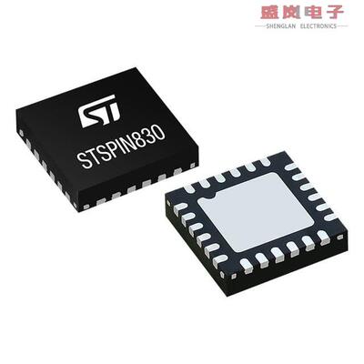 原装正品STSPIN830[IC MTR DRV MULTPHS 7-45V 24TQFPN]