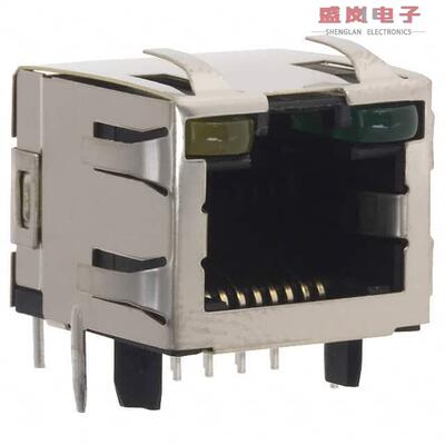 原装正品1-406507-1[CONN MOD JACK 8P8C R/A SHIELDED]
