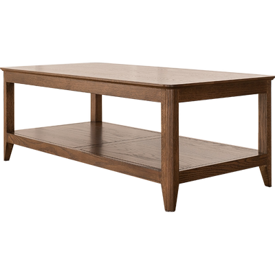 治木工坊美式橡木茶几纯实木