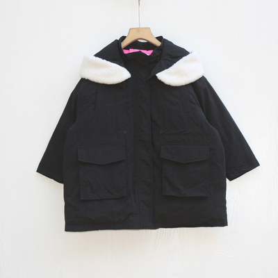 L米系列110冬装 品牌折扣童装/儿童休闲羽绒服加厚外套31293黑