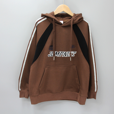 YK木tang橙150秋冬品牌童装/少年一体绒加厚卫衣套头56362咖