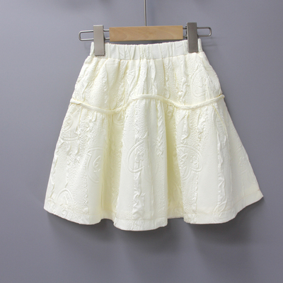 S-MC家90-120春秋 品牌童装折扣/女童柔软甜美半身裙80827米