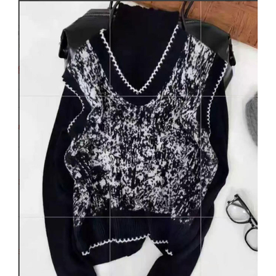 【发哥粉丝专属】2026新款春季两件套V领-XZ57470