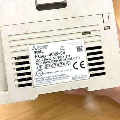 [议价可修]FX3GA-40MR-CM 三菱PLC 实物图拍摄 成色漂亮