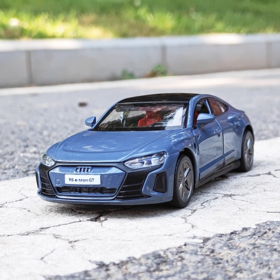 正版136奥迪RSe-tronGT合金车模