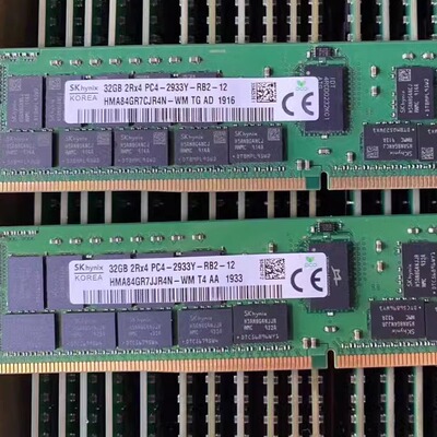 SK海力士 HMA84GR7JJR4N-WM 32G 2RX4 PC4-2933Y REG服务器内存条