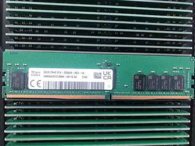 全新SK 32G 2RX8 PC4-3200AA REG ECC原装内存条HMAA4GR7CJR8N-XN
