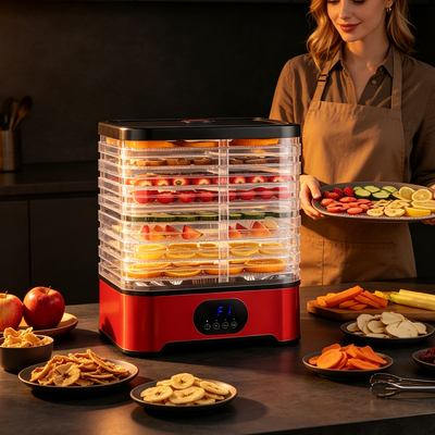 Food dehydrator 食品脱水机家用8层大容量智能食物烘干机干果机