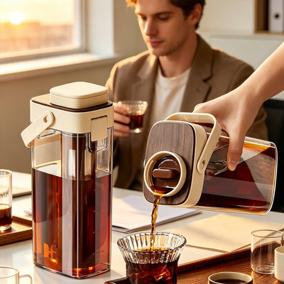 跨境Cold brew coffee pot大容量咖啡冷萃壶冷泡水果茶冷水壶饮料