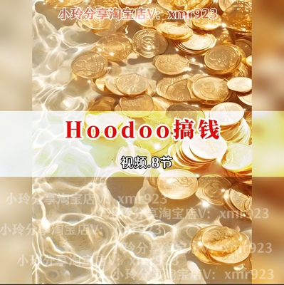 hoodoo课程 2024年视频课程 搞钱课程