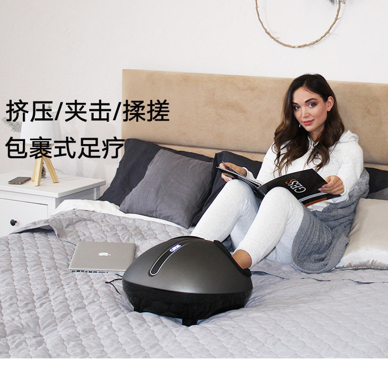 德国足疗脚部按摩足部热敷揉捏电动按摩仪加热全自动家用