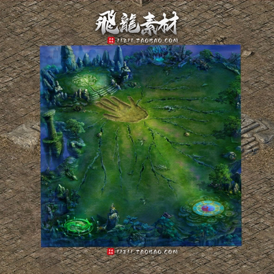 传奇地图素材高清真彩无缝封边