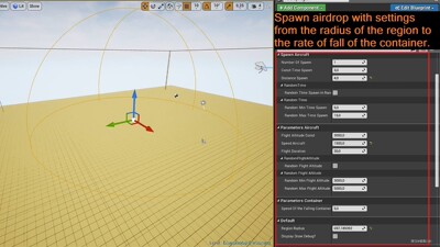 UE4 虚幻4 Simple Airdrop 4.19-4.21简单的隔空投送蓝图资源