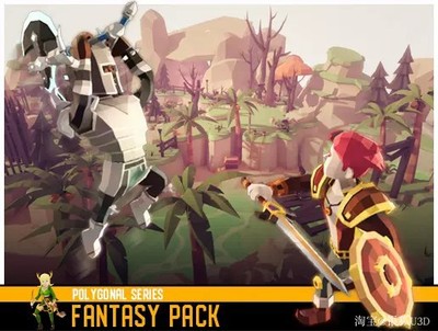 多边形幻想环境 U3D场景 Polygonal Fantasy Pack 1.3