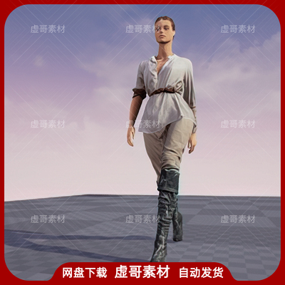 UE4角色 Female Movement Animset Pro 女性角色人物动画动作