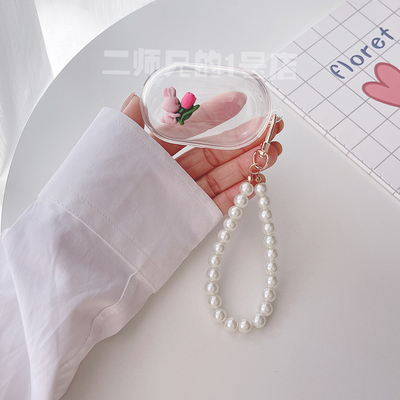 适用于SmartDevil闪魔E07耳机保护套e07新款保护套2023透明闪魔E31A保护壳可爱卡通软壳套耳机壳