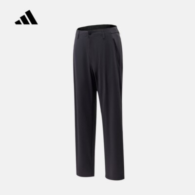 adidas阿迪达斯运动裤男新款夏季武宗系列针织休闲直筒长裤KG0830