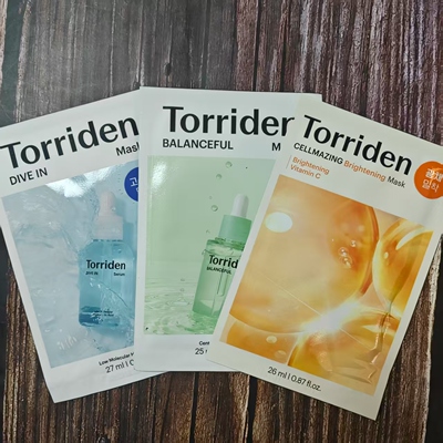 韩国Torriden桃瑞丹低分子透明质酸面膜滋润保湿补水净透舒缓镇静