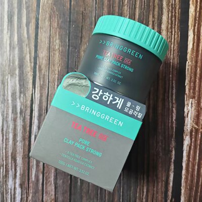 bing green/芭兰歌林茶树积雪草泥膜深层清洁去角质收缩毛孔