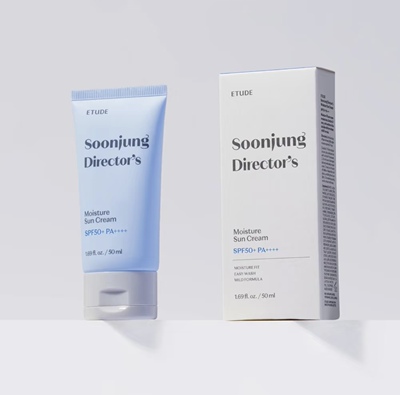 现货 韩国Etude爱丽新包装SoonJung顺净水润保湿防晒霜50mlSpf50+