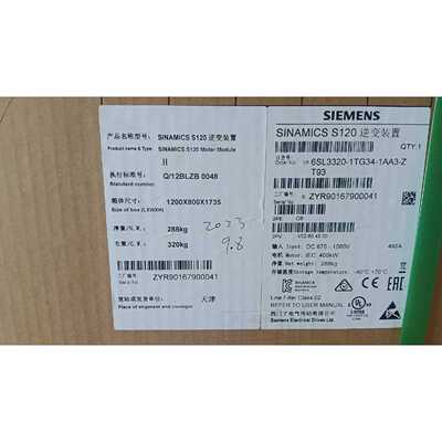 议价6SL3320-1TG35-8AA3-Z T93西门子全新原装6SL33201TG358AA3-Z