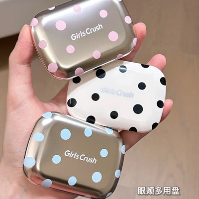 GirlsCrush波点浪潮眼颊多用盘三色眼影腮红修容一体盘品牌正品女