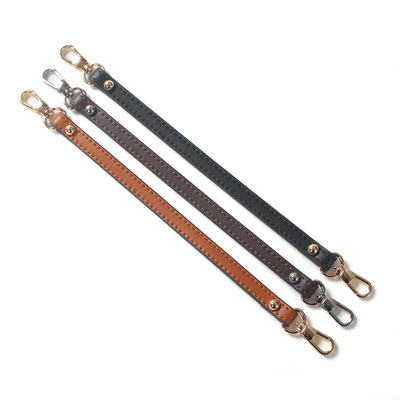 化妆包带真皮水桶包带牛皮手拎带