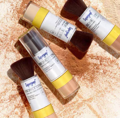 美国Supergoop无敌防晒定型散粉SPF35 哑光控油4.25g