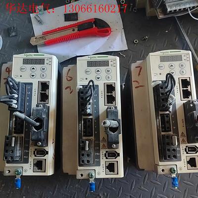 拆机施耐德LXM23AU07M3X 伺服驱动器,0.75kw(请询价)
