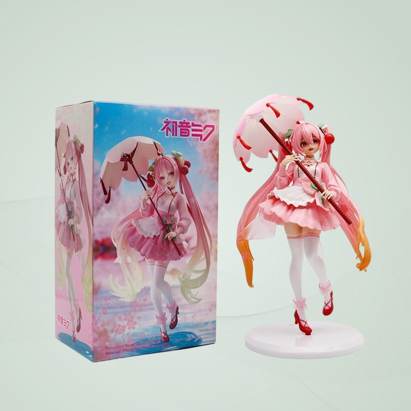 初音未来樱花未来A赏和伞ver景品手办模型摆件周边礼物GK网红爆款
