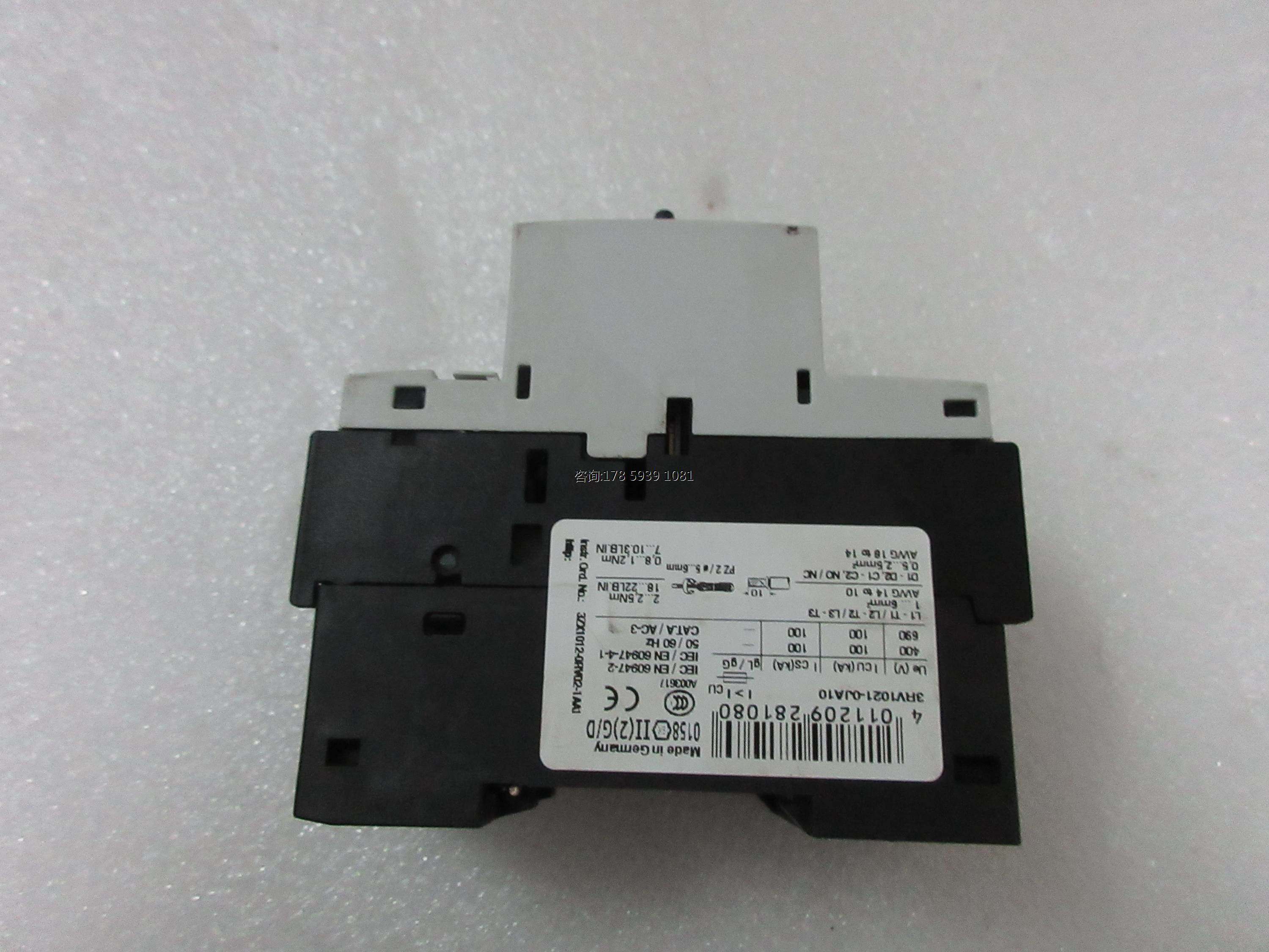 ￥3RV1021-0JA10拆机原装 SIEMENS/西门子现货询价_虎窝淘