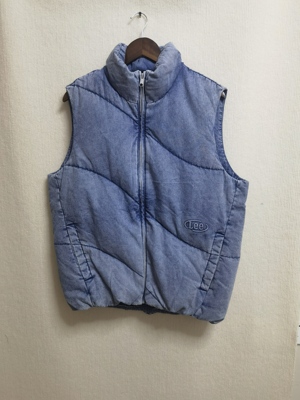 Lee 25年冬款LEE男士牛仔羽绒马甲LMT011099204561-A09269