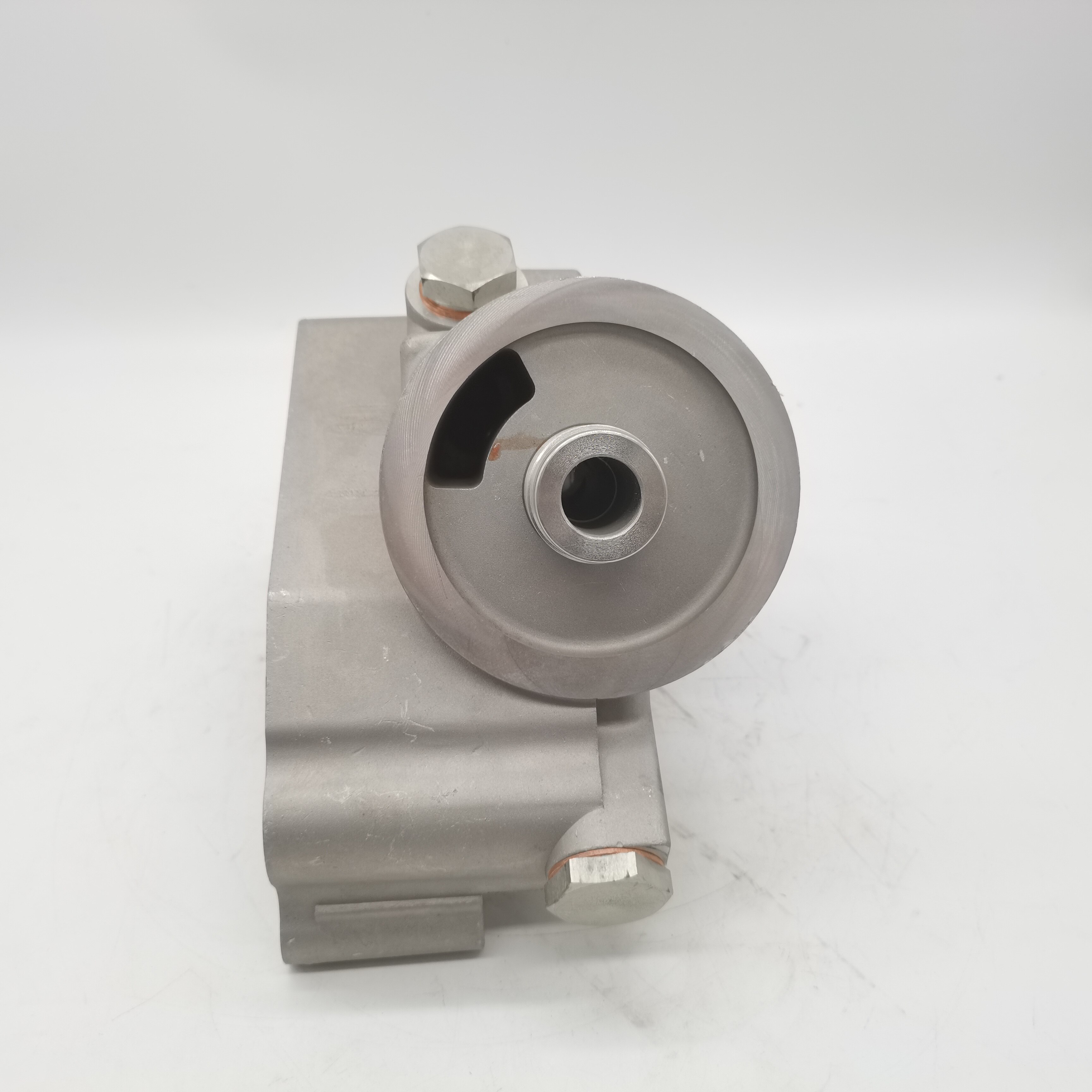 挖掘机配件斗山大宇DH500-7/DH420-7 DH340机油格底座 滤清器底座