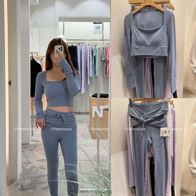 韩国直邮Nylora黑五折扣瑜伽服韩国小众品牌运动服自带胸垫