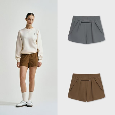 韩国采购女士A字落垂网球短裤