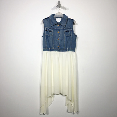 潮系列 D93343 时尚连衣裙品牌女装折扣启