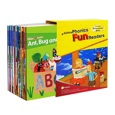 自然拼读读物阅读绘本phonics fun readers字母发音趣味读物绘本