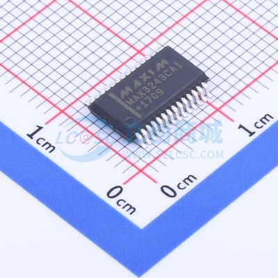 RS232芯片 MAX3243CAI+T SSOP-28 MAXIM(美信) 电子元件原装正品