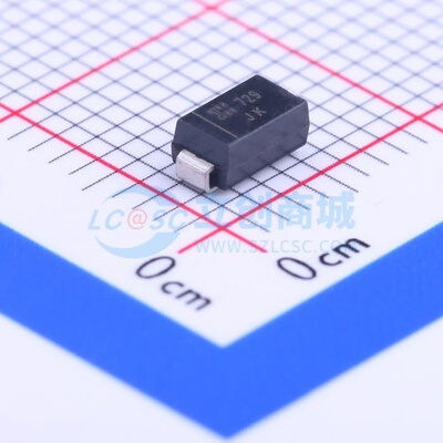 静电保护器(TVS/ESD) SMAJ30A-13-F DO-214AC DIODES(美台) 原装