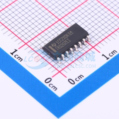 RS232芯片 TRS202EIDR SOIC-16 TI/德州 电子元器件配单原装正品