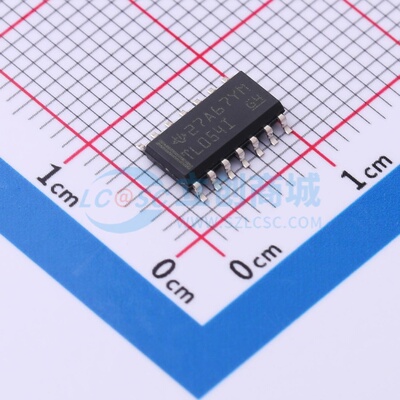 FET输入运放 TL054IDR SOIC-14 TI/德州 电子元器件配单原装正品