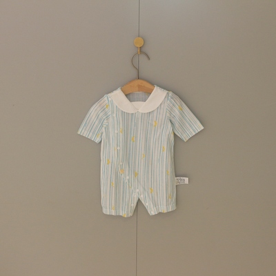 2026夏季韩国moimoln小云朵童装女宝儿童爬服休闲短袖连体衣N03P