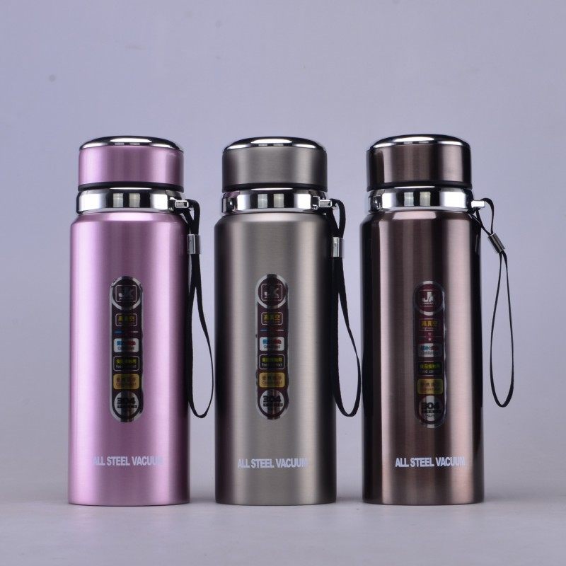 不锈钢保温杯大容量加康新款88号双层旅行户外真空水壶正品1000ml