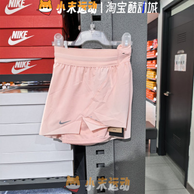 Nike/耐克 正品女子短裤梭织速干中腰二合一跑步运动裤 HJ5377