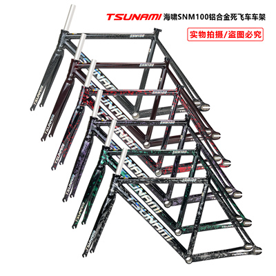 Tsunami铝合金死飞车车架